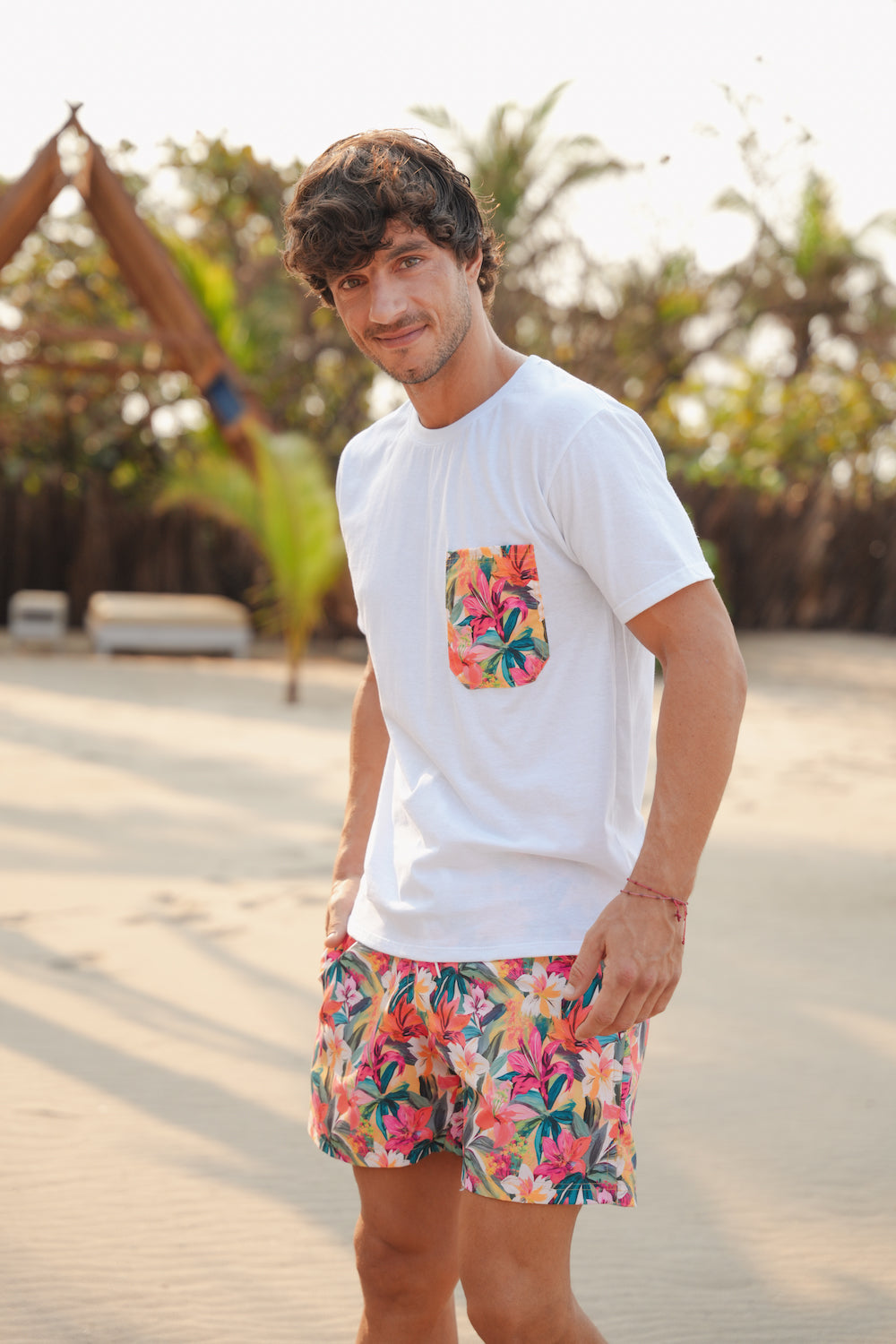 Playera personalizada caballero Cayena – Playa Bendita Swimwear