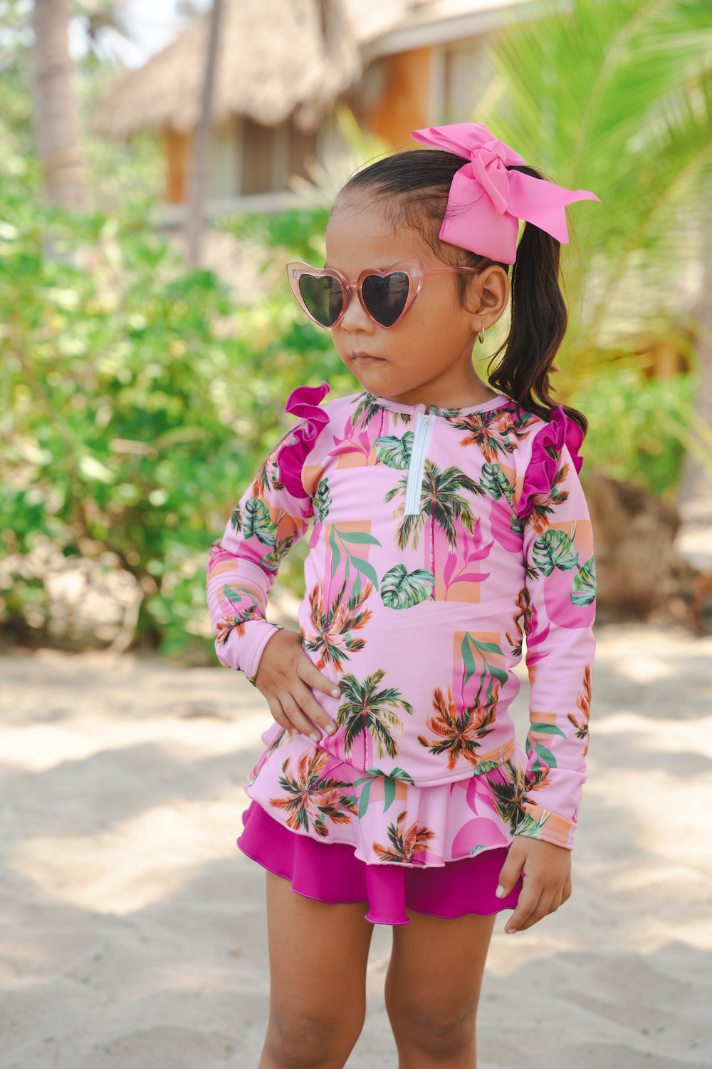 Traje de baño niña Malibu – Playa Bendita Swimwear